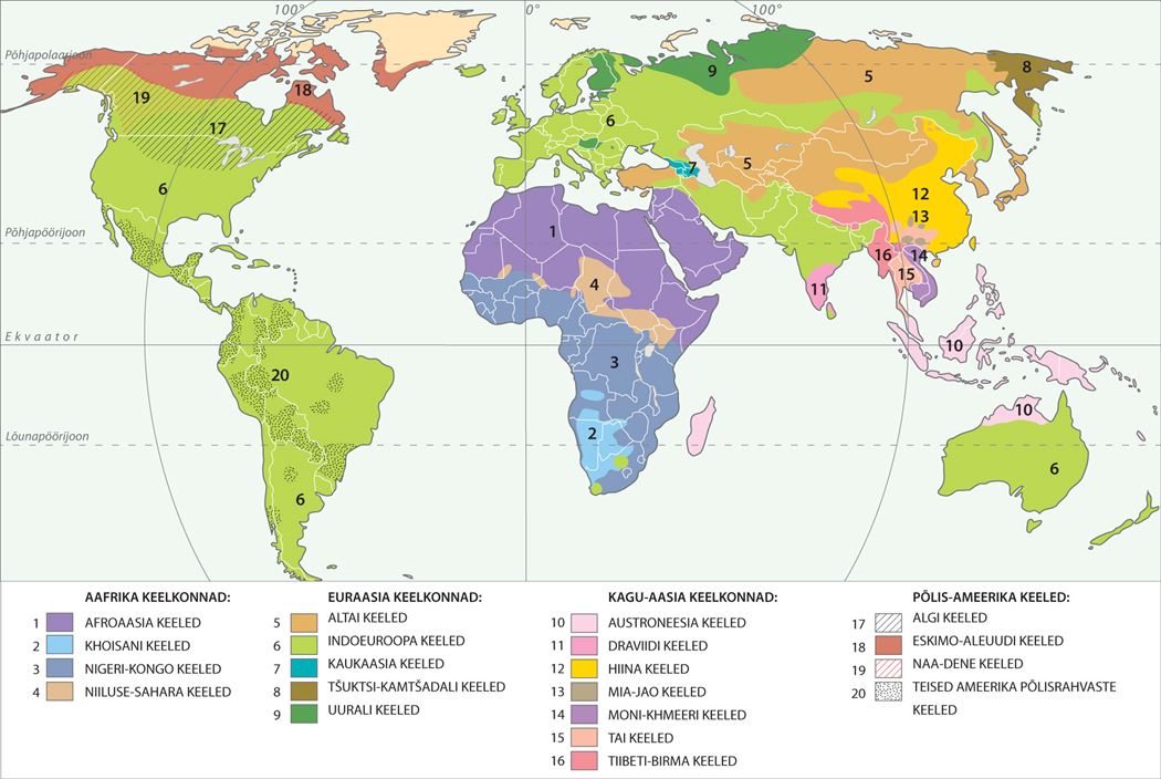 Keelesugulus. Maailma keeled – Opiq